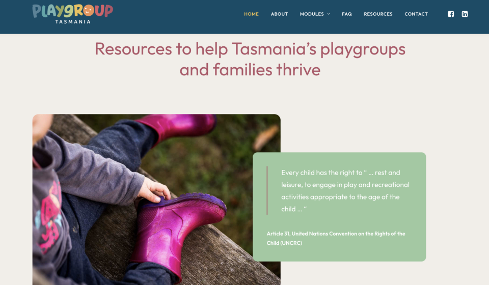 Playgroup leaders can now access easy-to-use… | Playgroup Tasmania